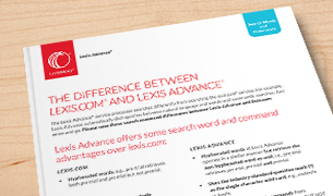 Lexis Advance® Enhanced Research Features | LexisNexis
