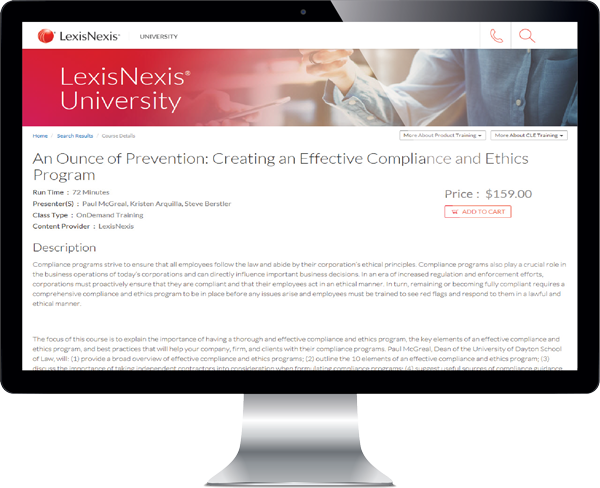 Continuing Legal Education(CLE) | Legal Education Programs | LexisNexis
