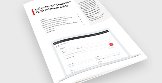 Court Docket Search and Alerts | CourtLink | LexisNexis