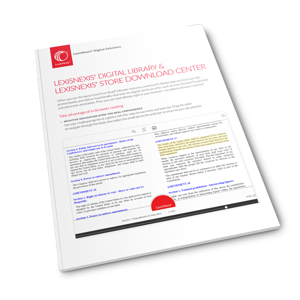 LexisNexis® Digital Library - Support & Training | Training Guides