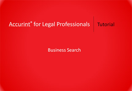 Accurint® for Legal Professionals – Fast, reliable locator search